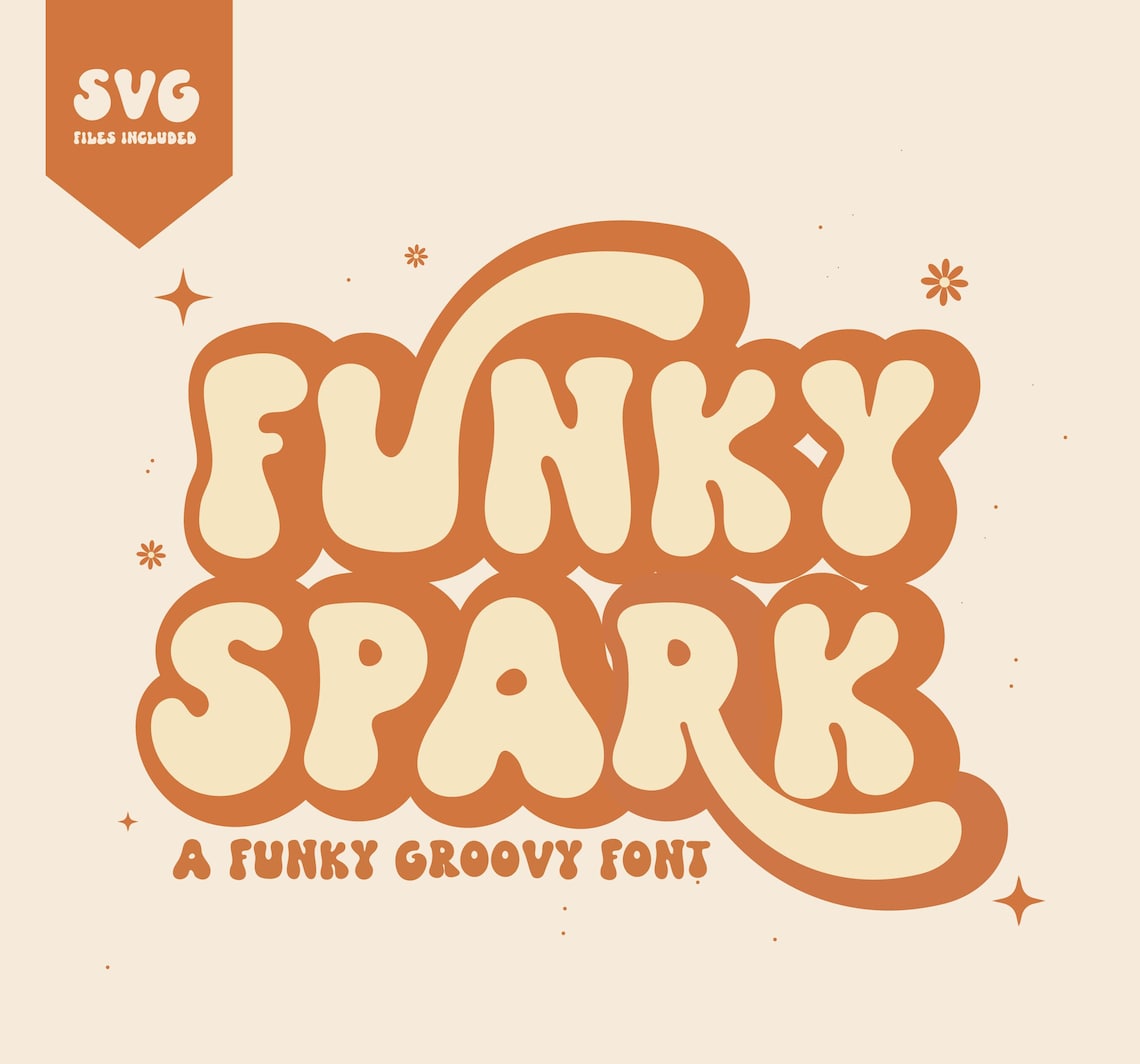 Groovy Font, Retro Font, Hippie Font, Handwritten Font, Cricut Font ...