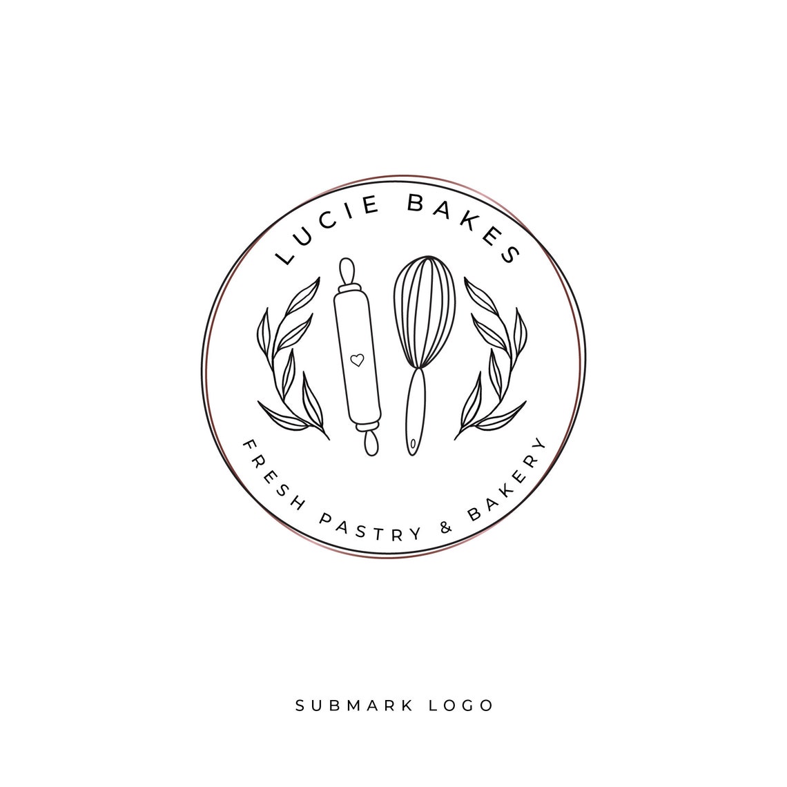 Bakery Logo, Premade Logo, Kitchen Logo, Baker Logo, Cake Logo, Baking ...