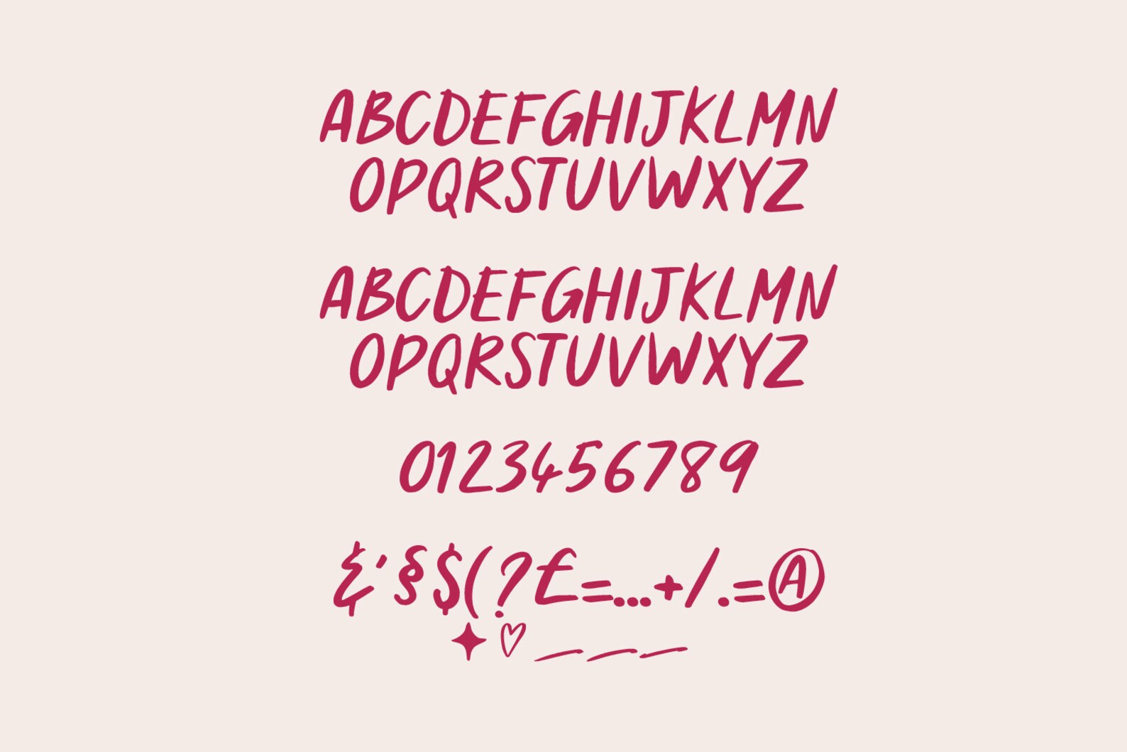 Handwritten Script Font Cricut Fonts Procreate Fonts - Etsy