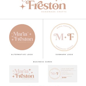 Retro Logo Design, Branding Logo, Boho Logo, Premade Logo, Makeup ...