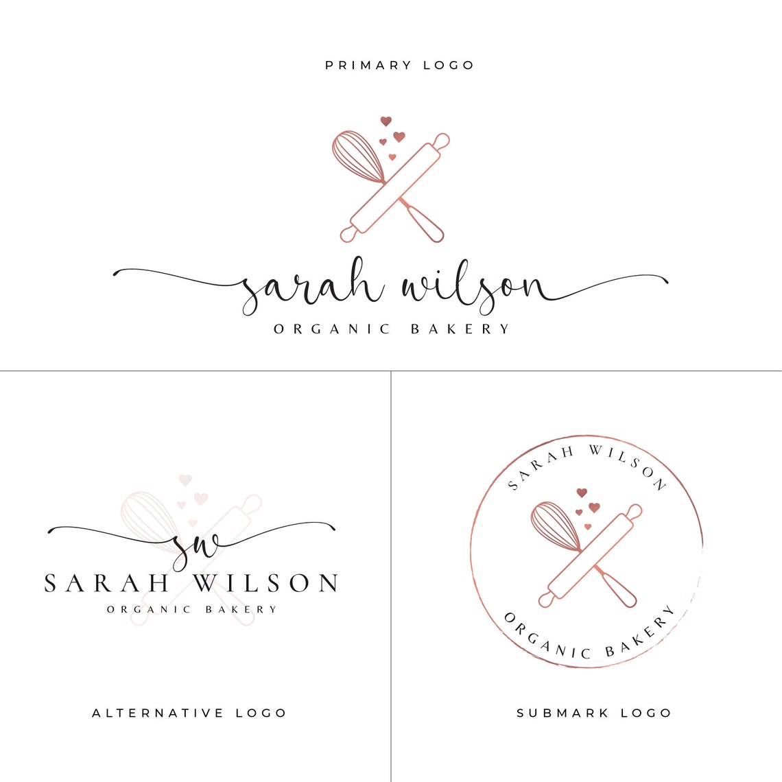 Bakery Logo Design Baker Logo Watermark Logo Bakery Shop - Etsy