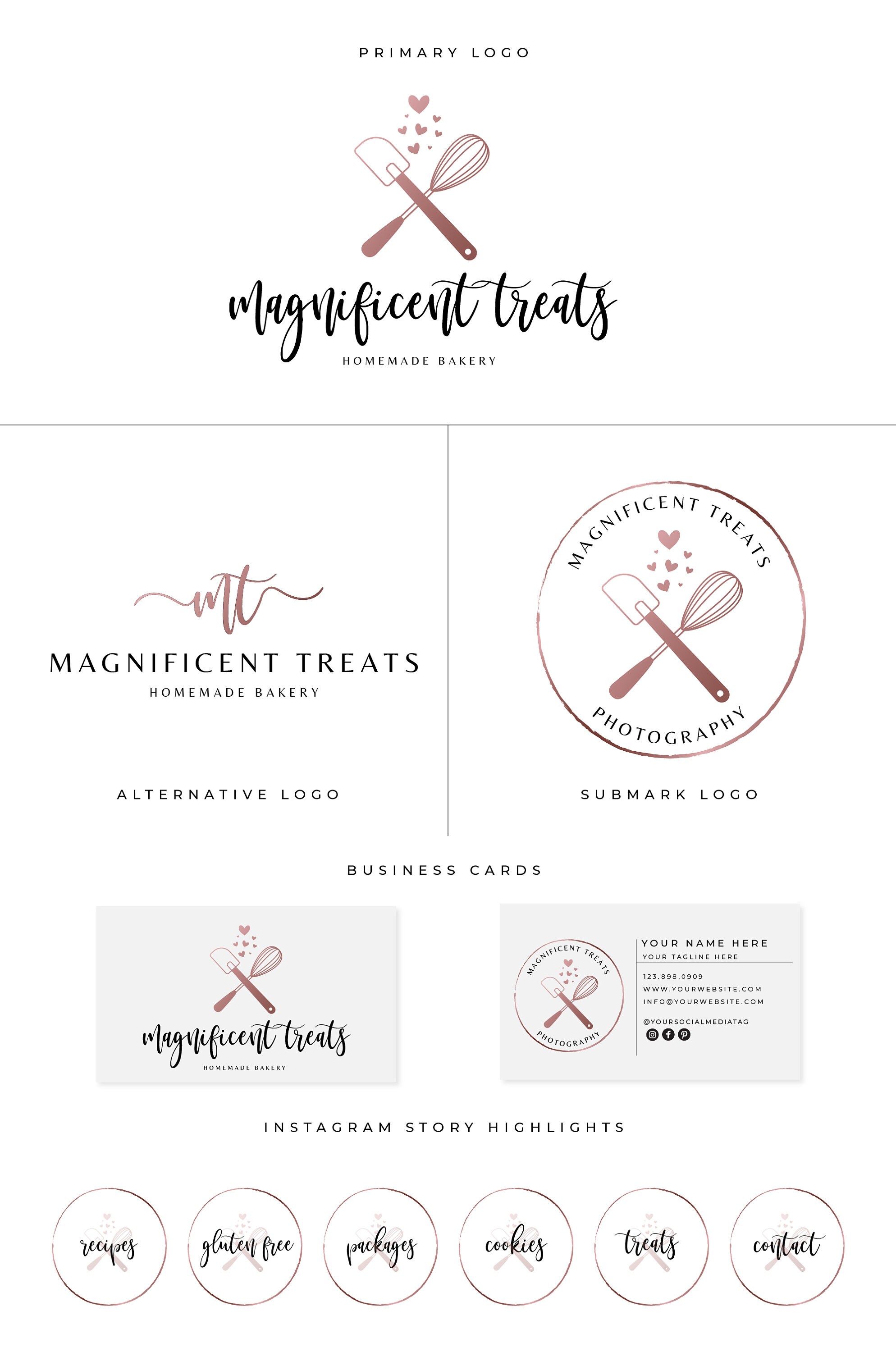Bakery Logo Design Baker Logo Watermark Logo Bakery Shop - Etsy