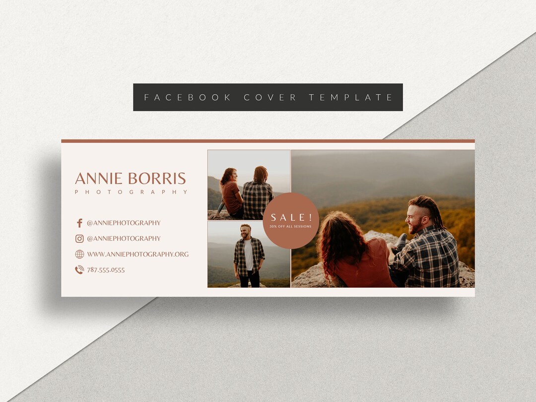Facebook Cover Template, Photography Template, Facebook Timeline Cover ...