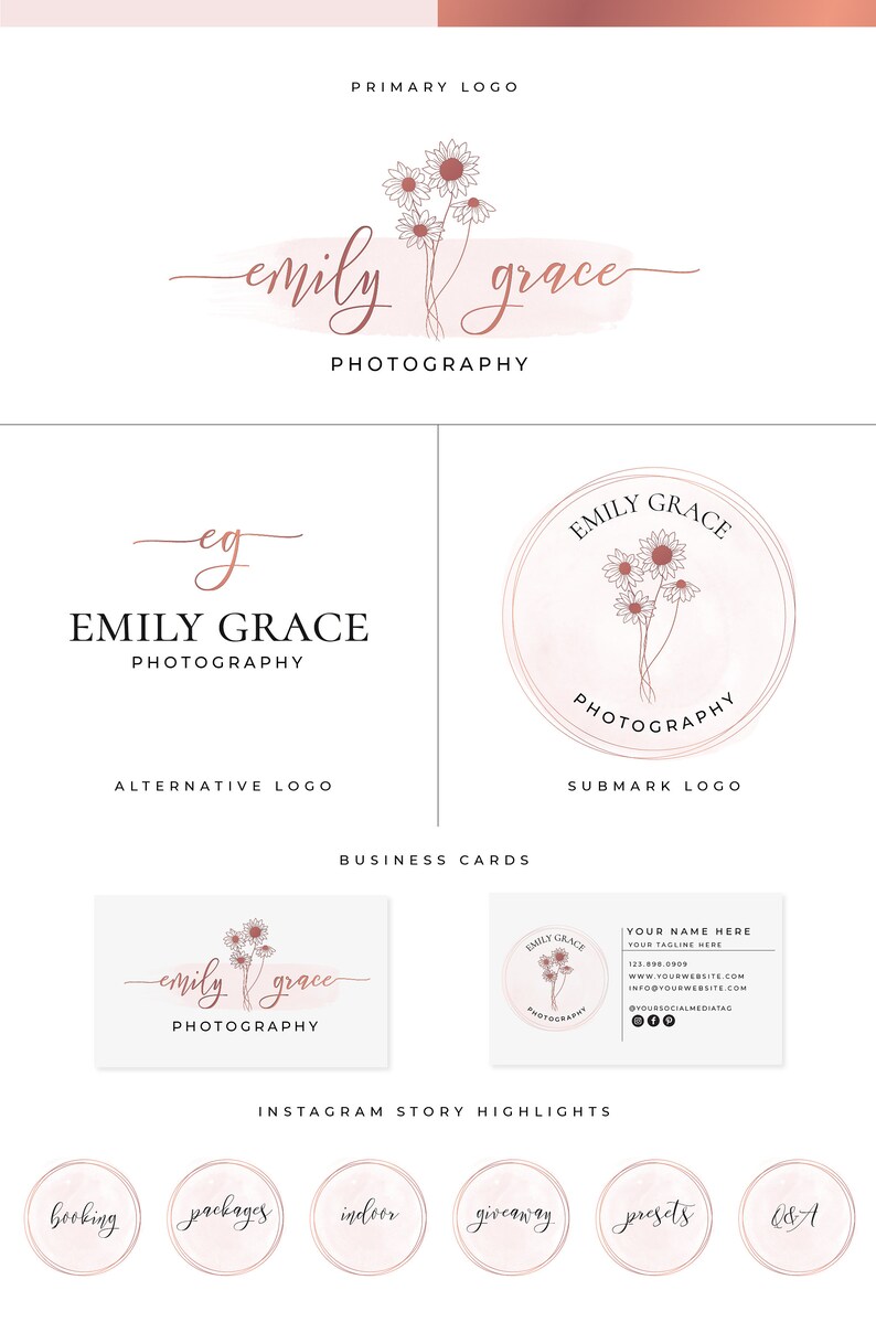 Photography Logo Premade Logo Watermark Logo Photographer - Etsy