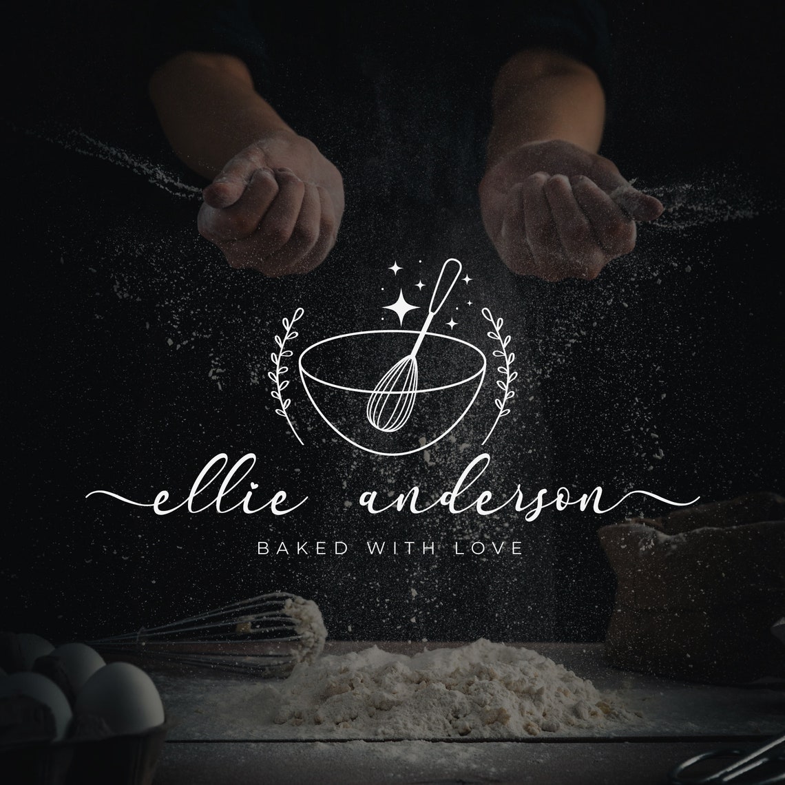 Bakery Logo Design Baker Logo Watermark Logo Bakery Shop - Etsy