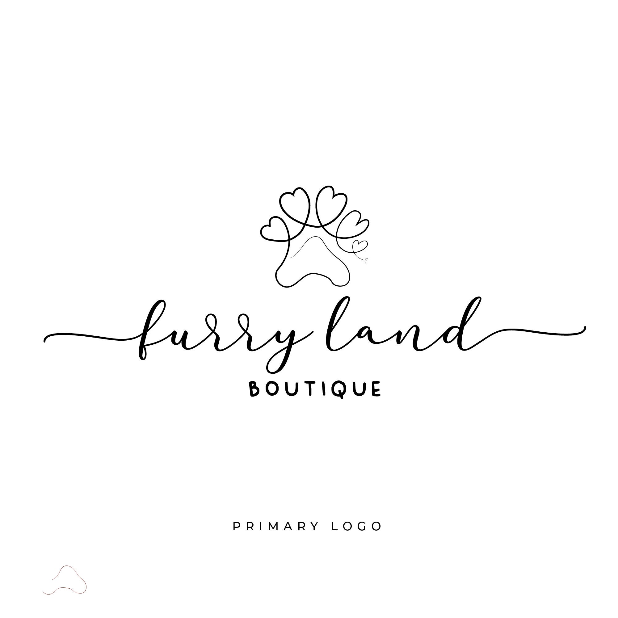 Pet Logo, Dog Logo Paws Logo, Dog Grooming Logo, Pet Salon Logo ...