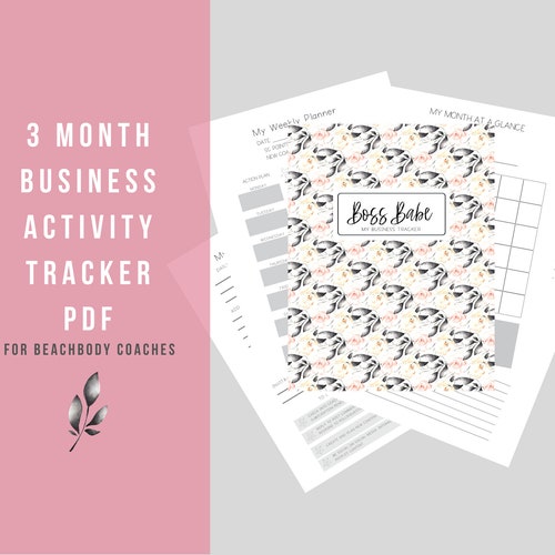 Power Hour Business Activity Tracker // Printable PDF - Etsy