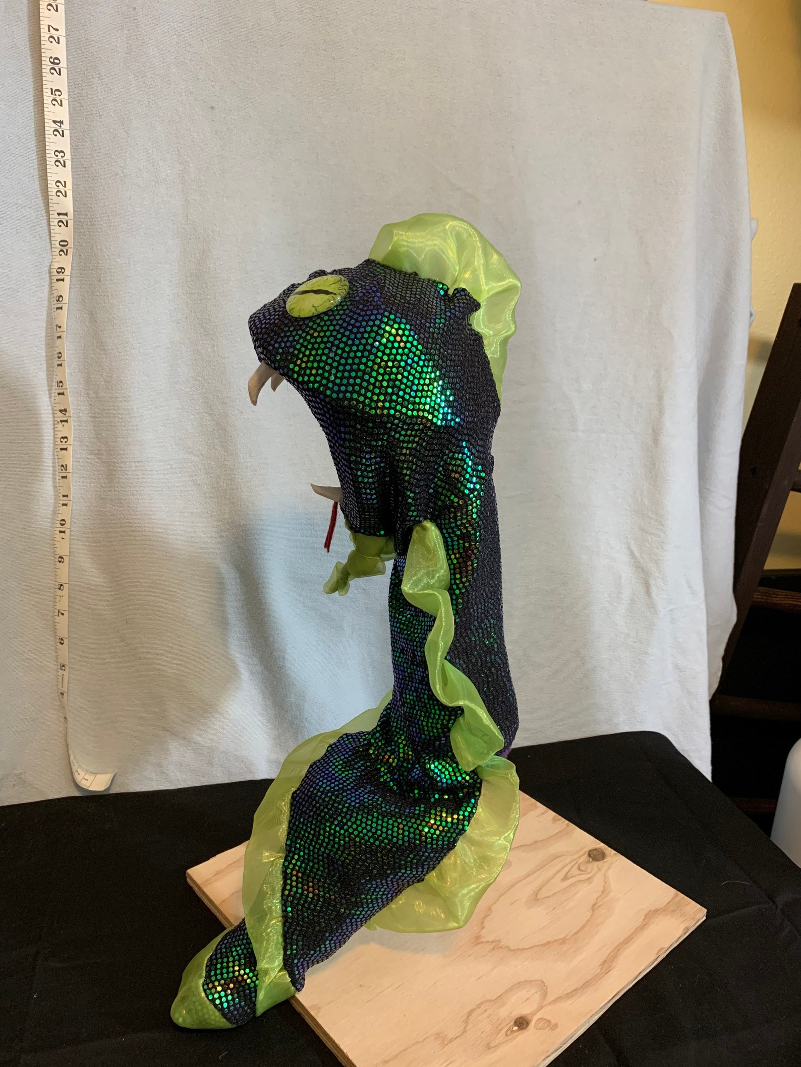 Full Body Hand Puppet Shiny Sea Monster - Etsy