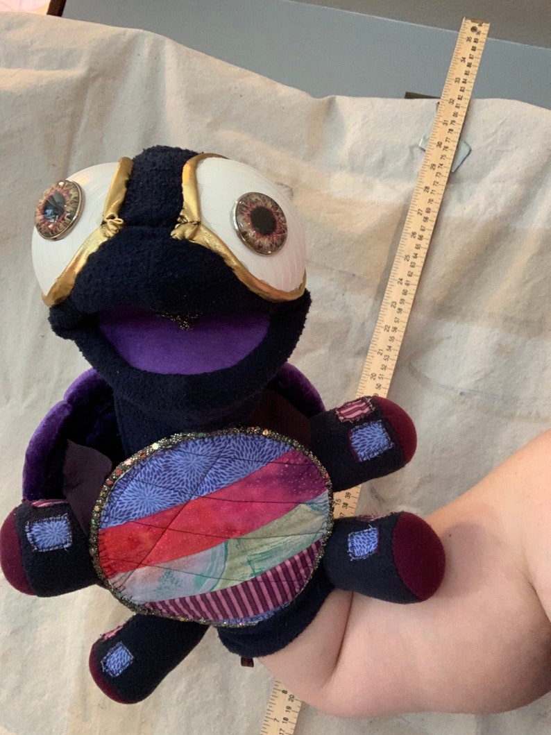 Full Body Puppet - Blue and Purple Turtle - Etsy