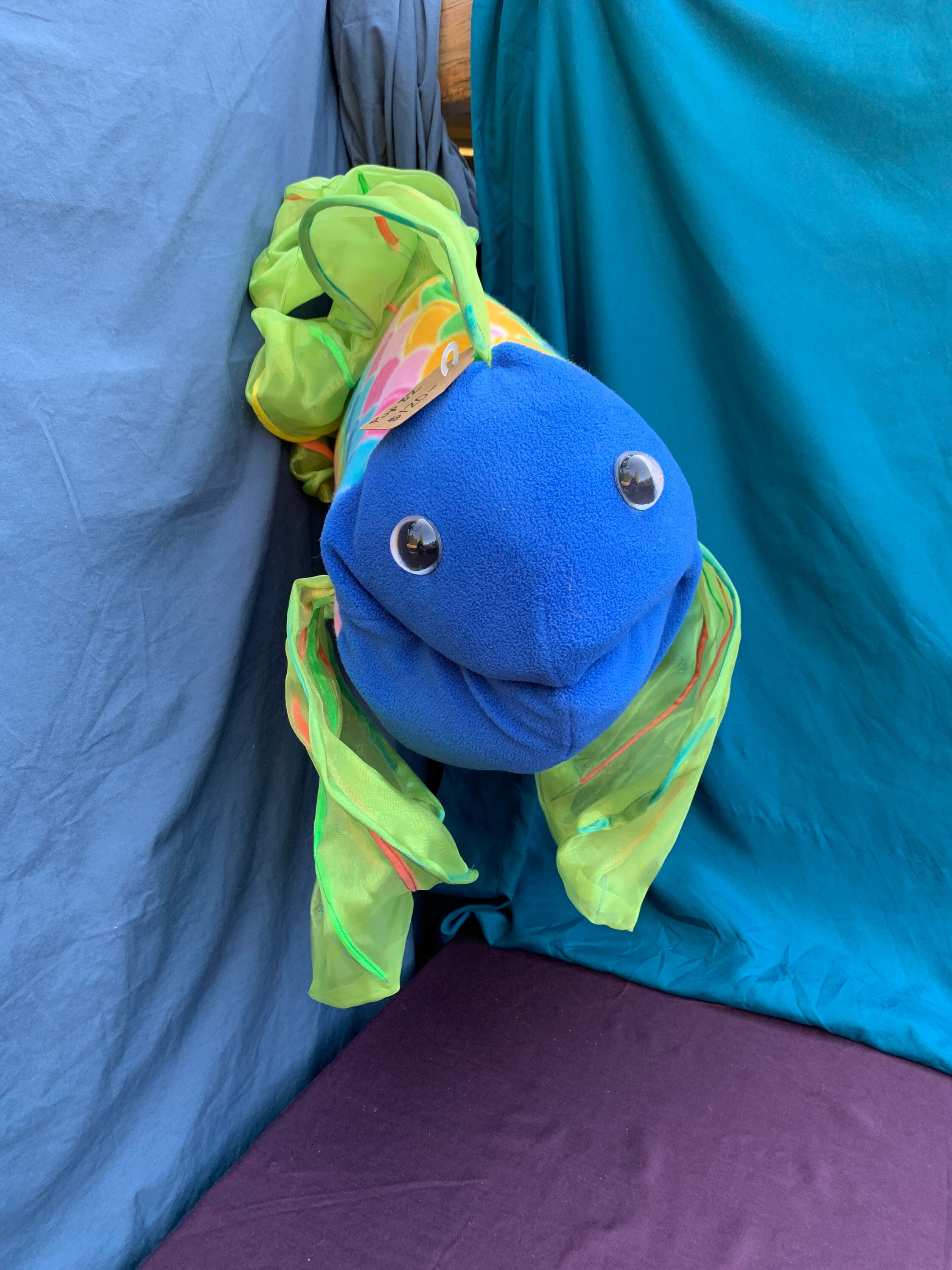 Full Body Hand Puppet Rainbow Fish - Etsy