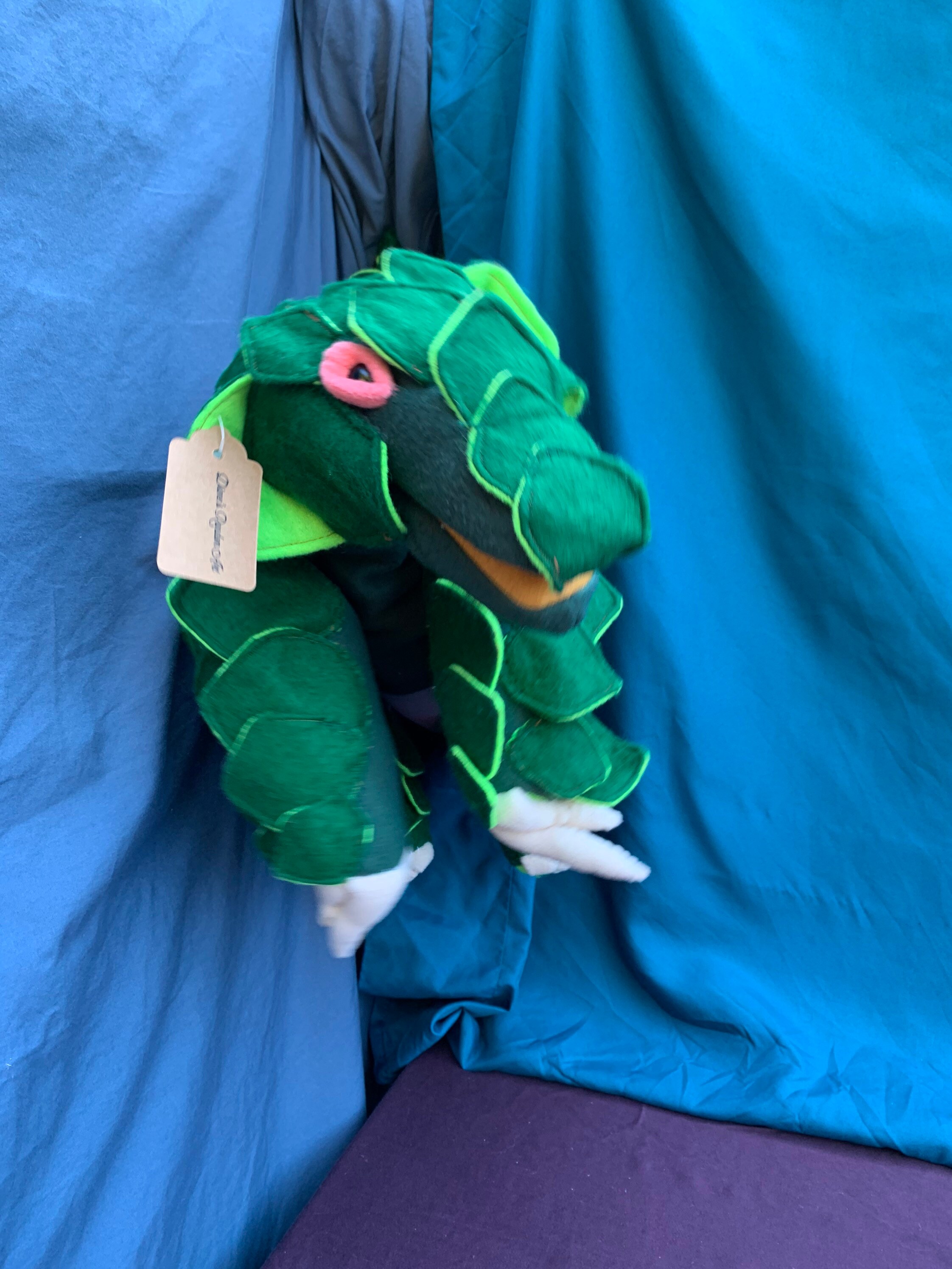 Full Body Hand Puppet Green Pangolin - Etsy
