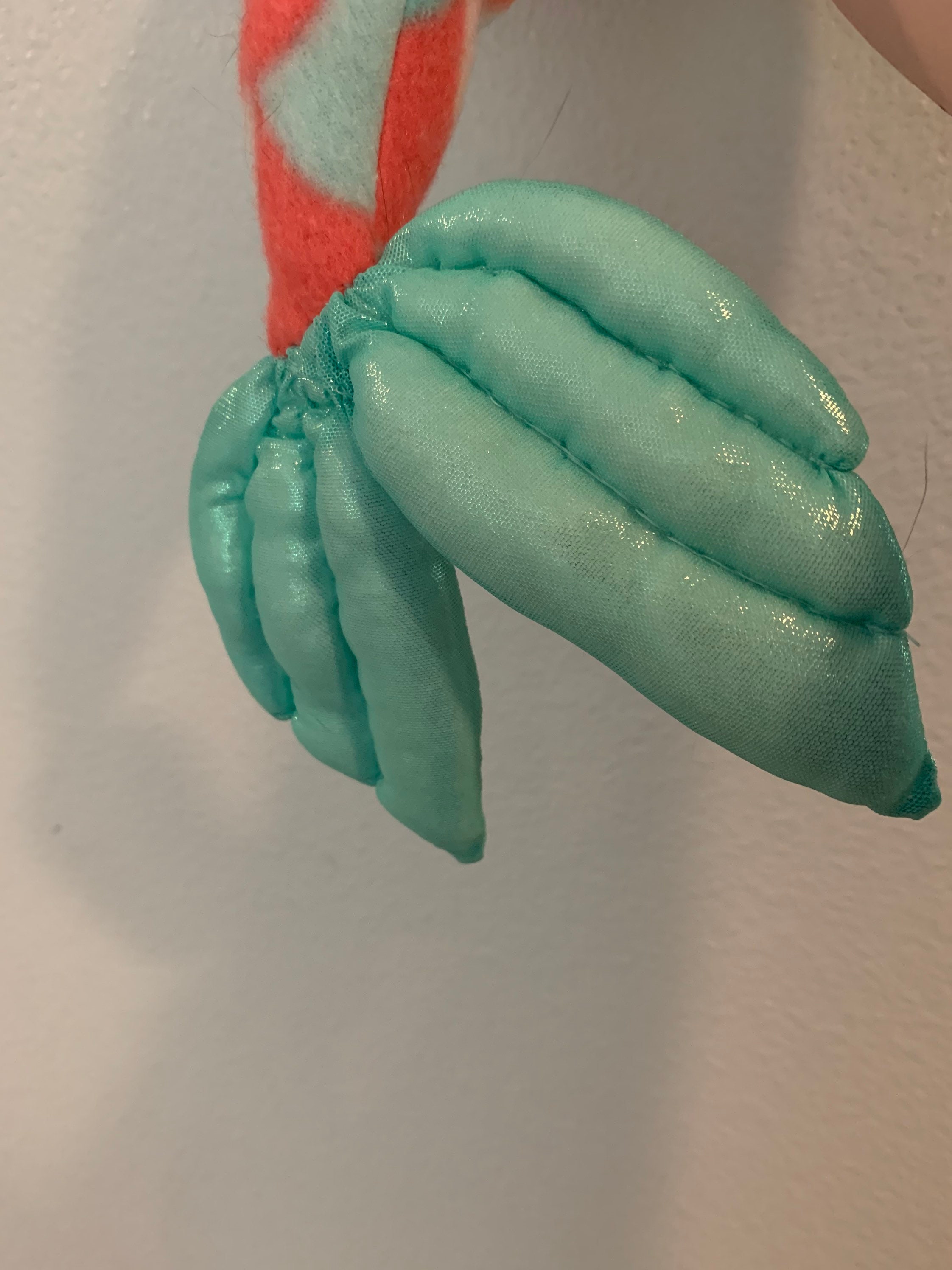 Full Body Hand Puppet Teal and Pink Mermaid - Etsy