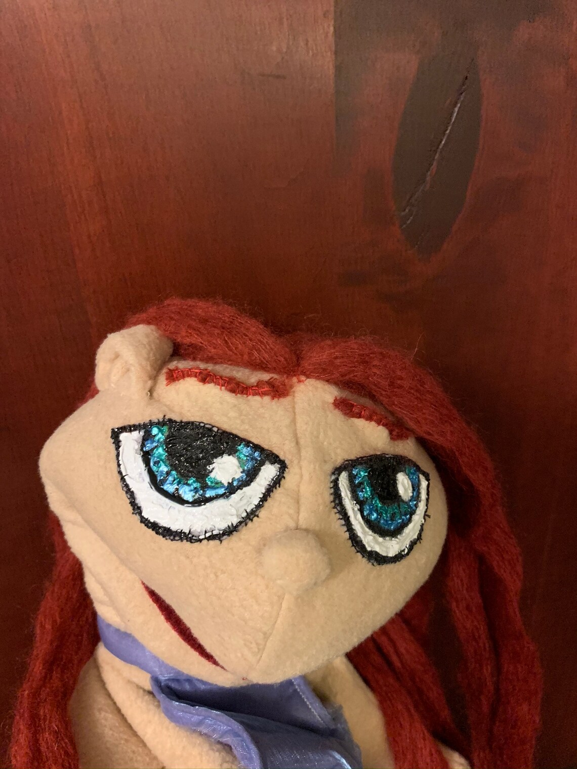 Full Body Hand Puppet Red Haired Mermaid - Etsy