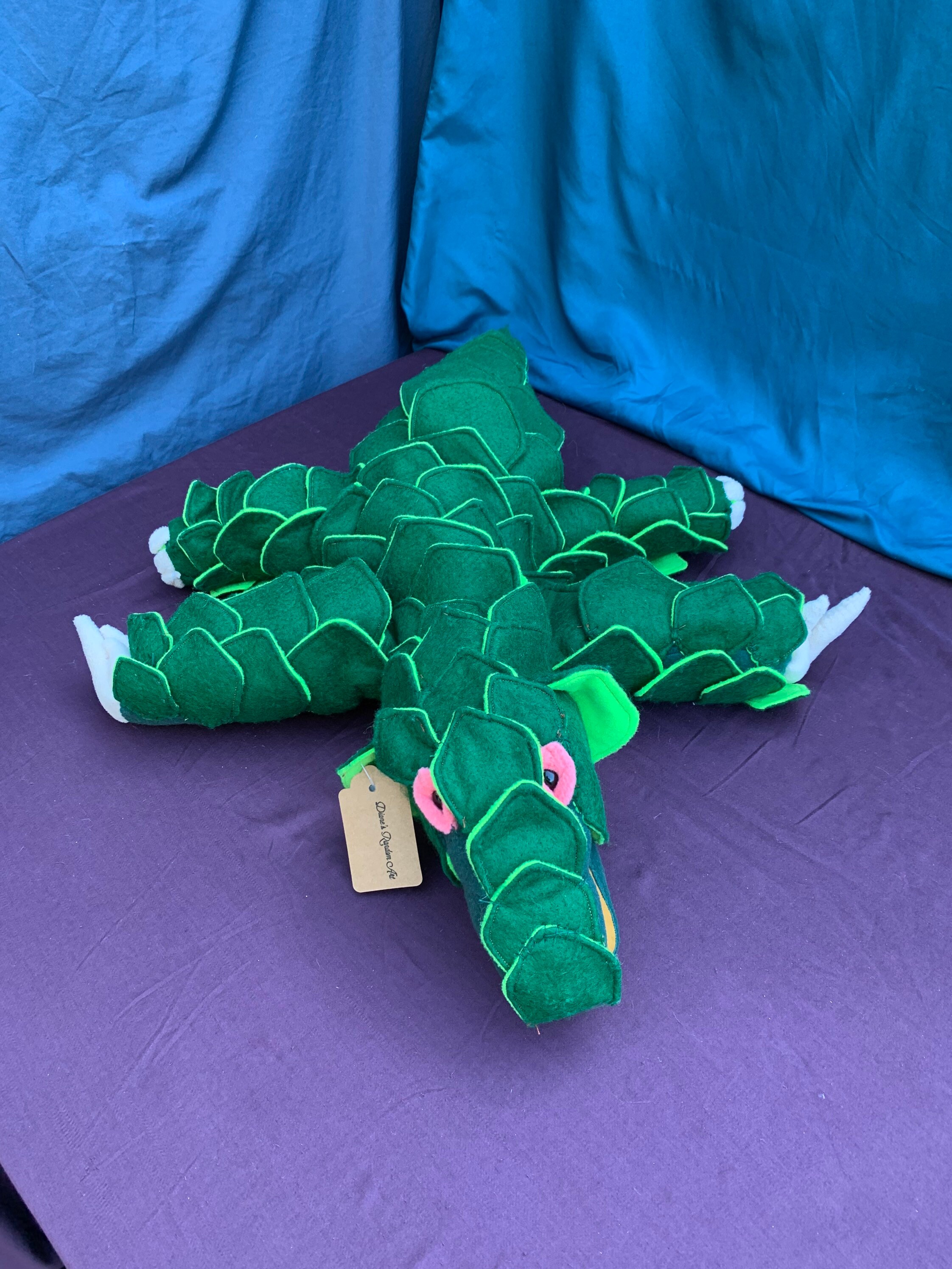Full Body Hand Puppet Green Pangolin - Etsy