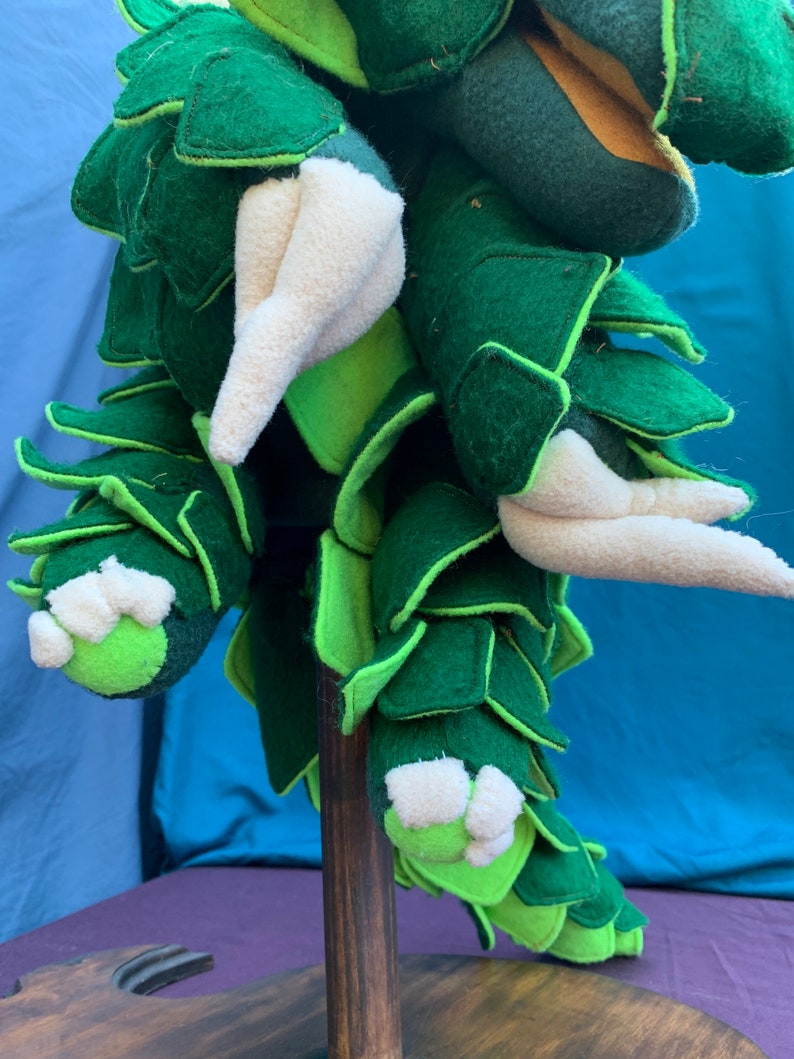 Full Body Hand Puppet Green Pangolin - Etsy