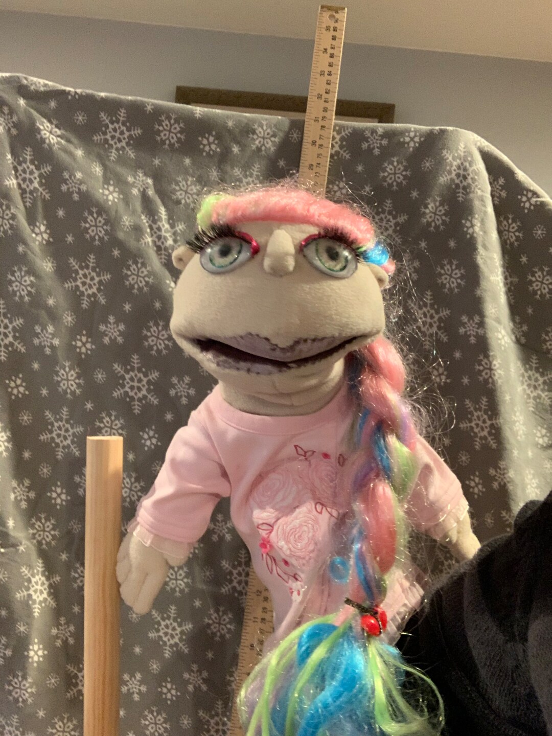 Full Body Puppet Girl With Rainbow Hair - Etsy Canada