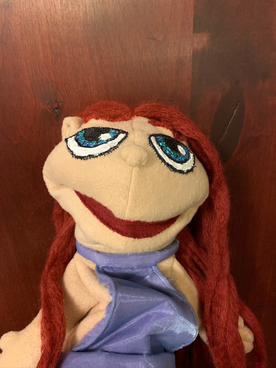 Full Body Hand Puppet Red Haired Mermaid - Etsy