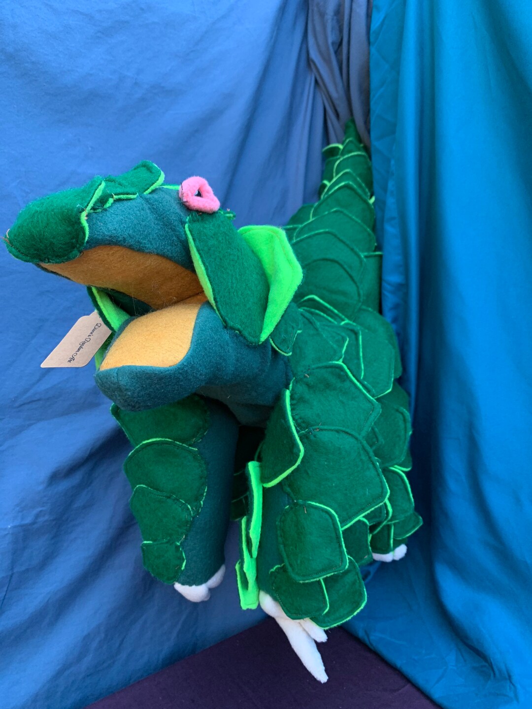 Full Body Hand Puppet Green Pangolin - Etsy