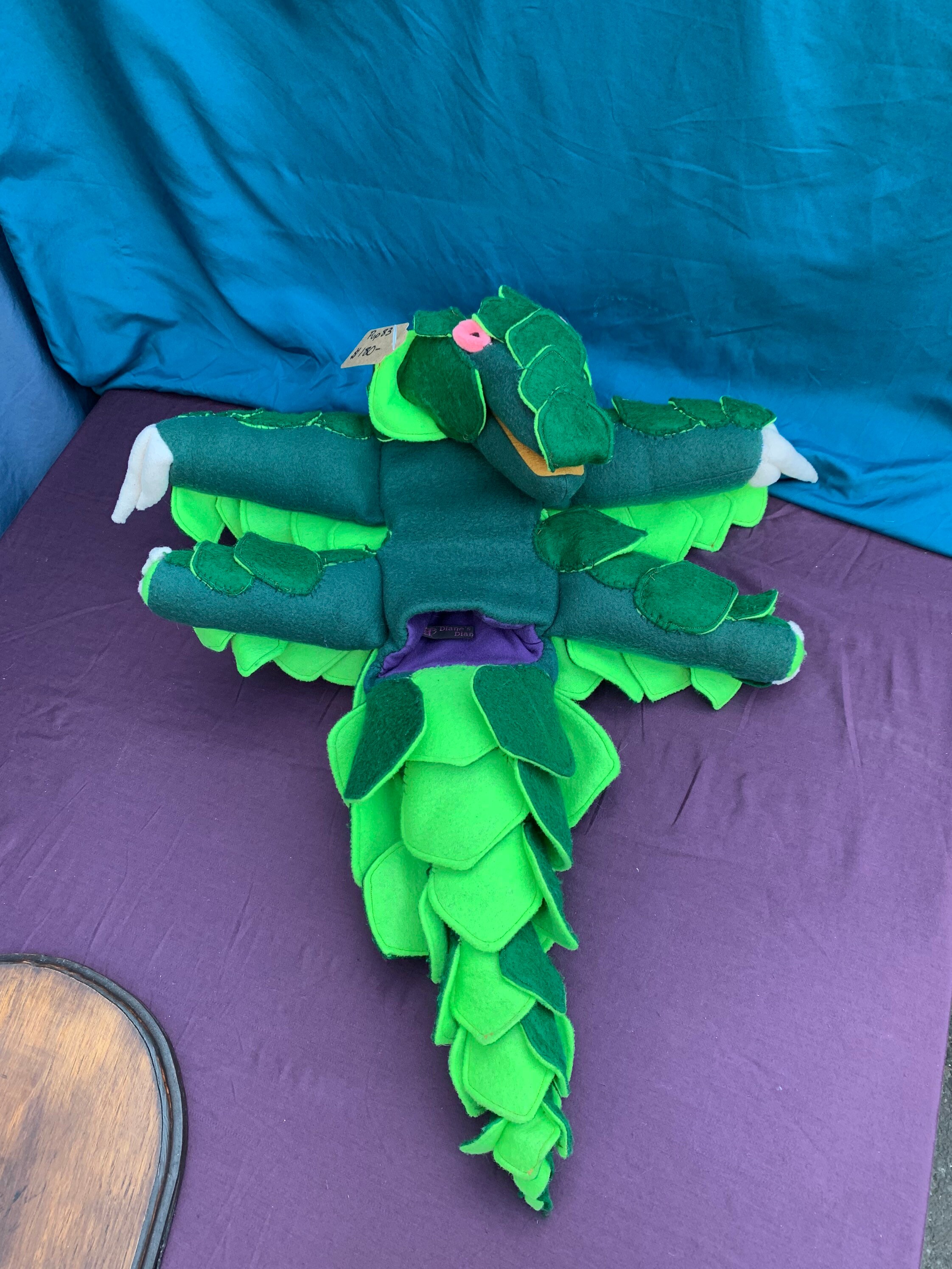 Full Body Hand Puppet Green Pangolin - Etsy