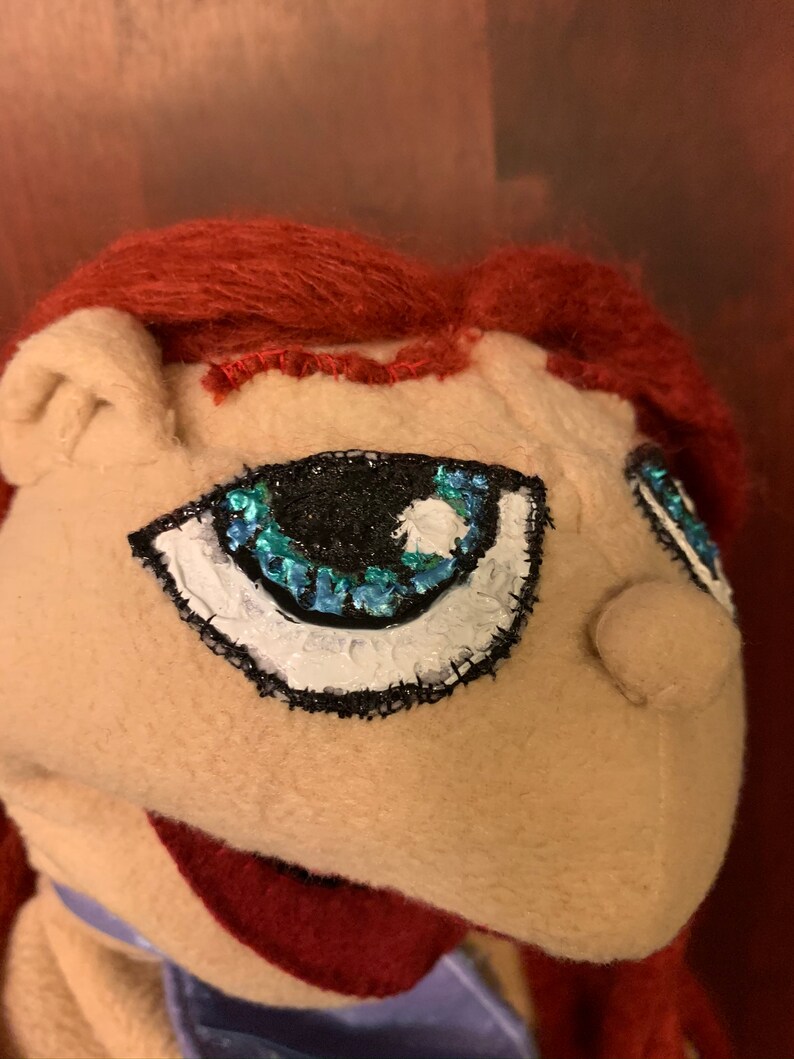 Full Body Hand Puppet Red Haired Mermaid - Etsy