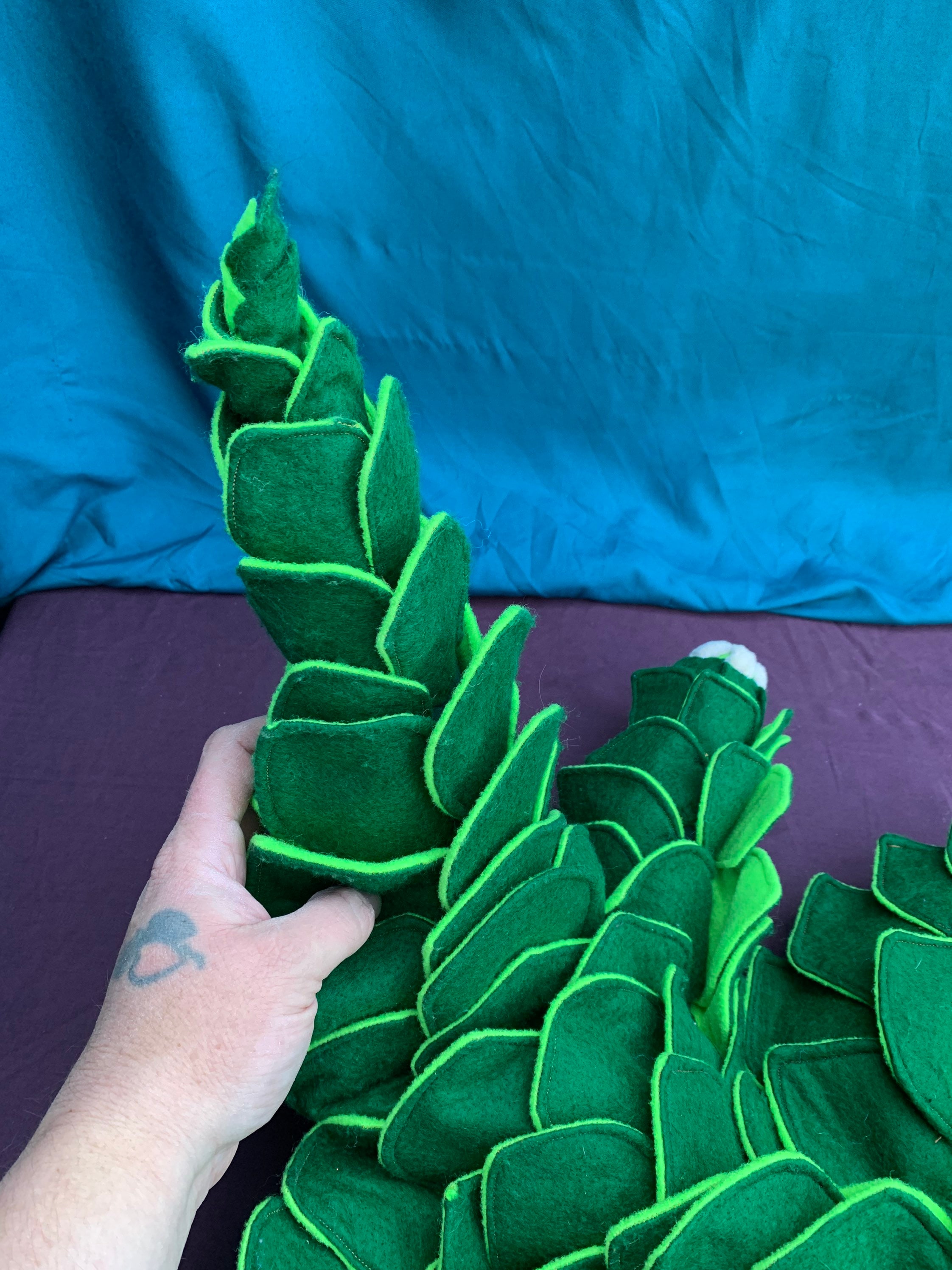 Full Body Hand Puppet - Green Pangolin - Etsy