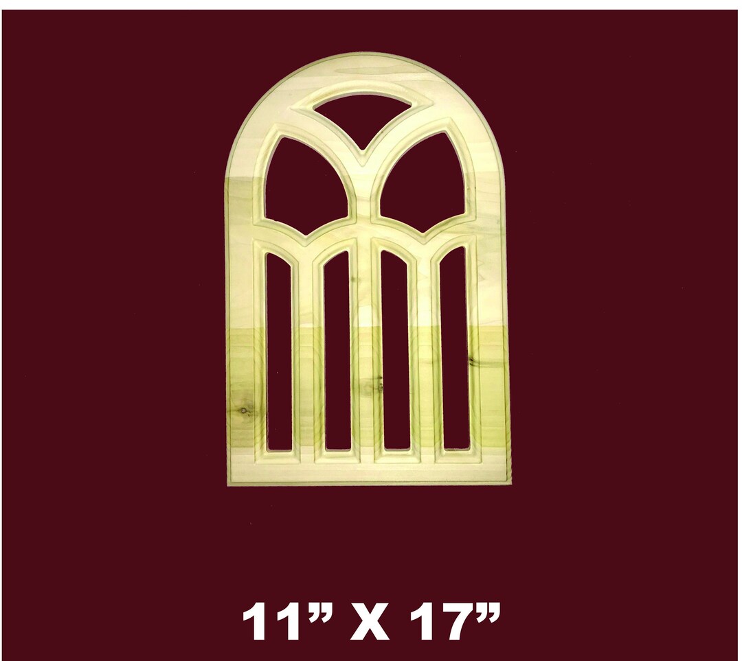 Church Window Frame Rounded Small - Etsy