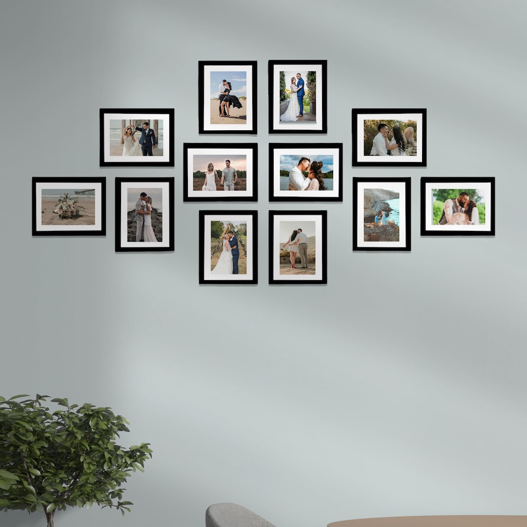 Photo Picture Wall Frame Set Gallery Modern 12 - Etsy