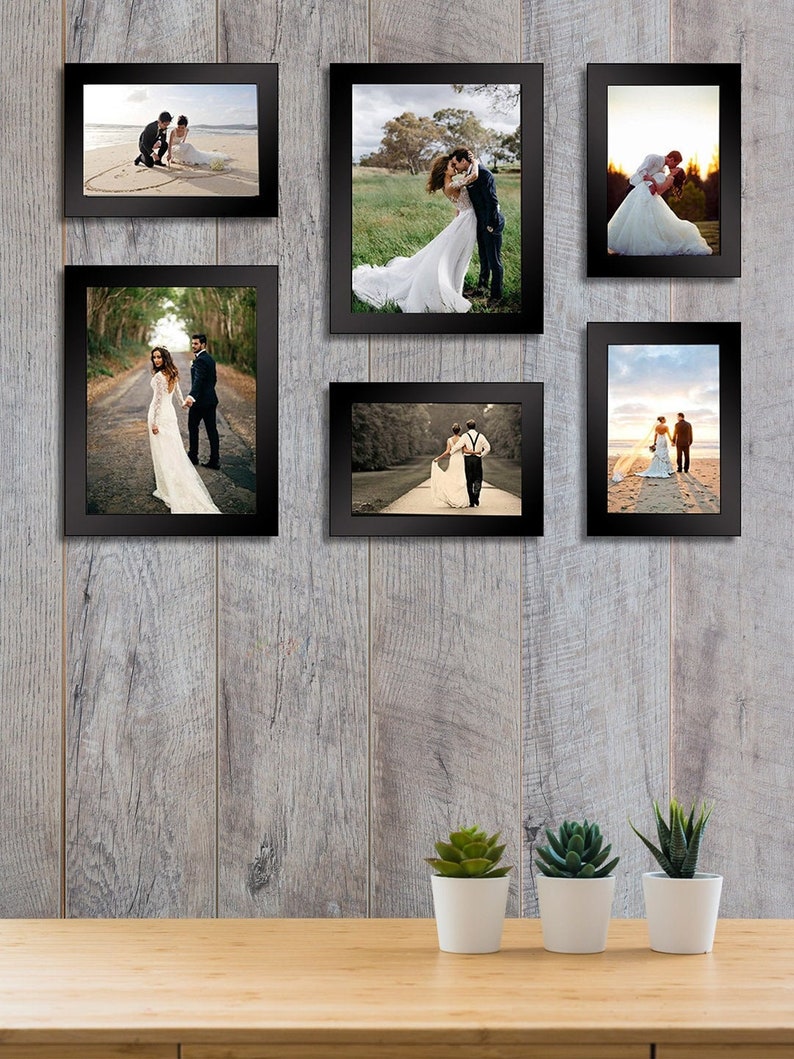 Photo Picture Frame Set Modern 6 Pieces Picture Photo Frame - Etsy