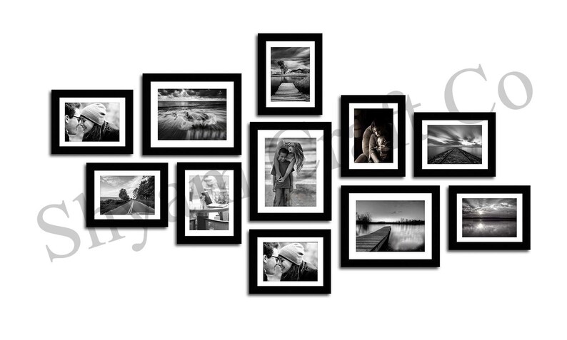 Photo Picture Frame Set Modern 11 | Etsy