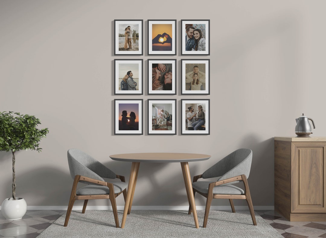 9 Opening Family Picture Fame Collage for Wall Décor - Farmhouse Multi ...