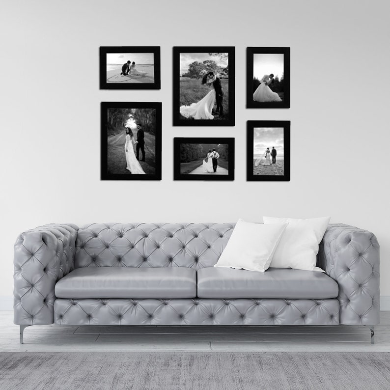 Photo Picture Frame Set Modern 6 Pieces Picture Photo Frame - Etsy