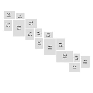 Eco-friendly Poster Frame 8x12, 6x8, 5x7, 6x4 in Black, White, Walnut ...