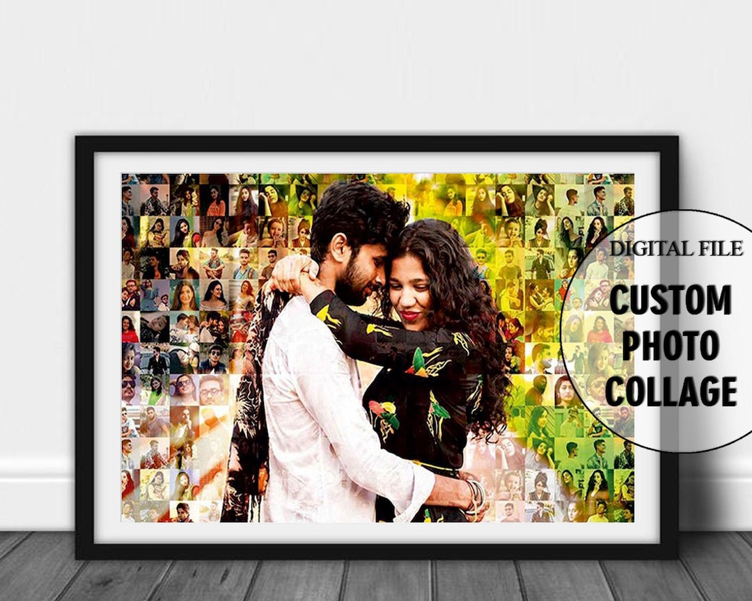 Photo Mosaic Collage From Your Photos, Custom Photo Mosaic Poster ...