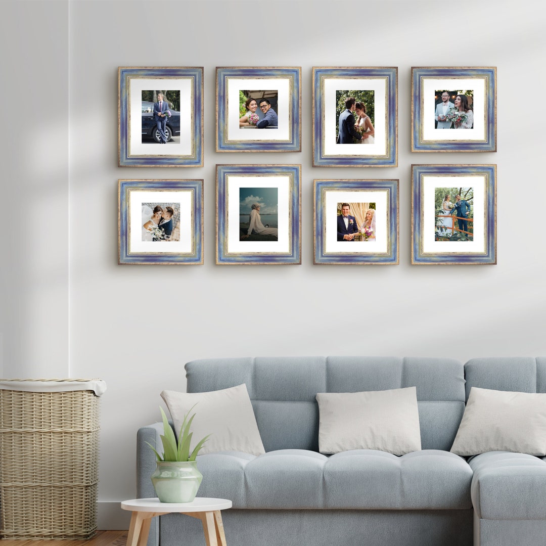 Vintage Gallery Wall | Vintage Picture Frames | 8 Pcs Unique Picture ...