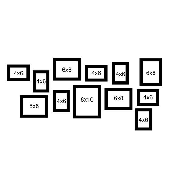 Photo Picture Frame Set Modern 12 Pieces Picture Photo Frame | Etsy