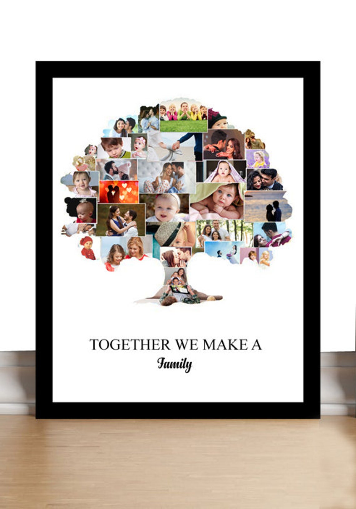 Family Tree Collage Custom Family Tree Photo Ancestry Gifts | Etsy