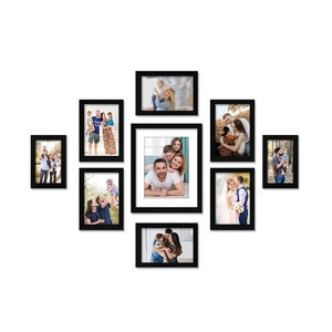 Photo Picture Wall Frame Set Gallery Modern 9 Handmade - Etsy