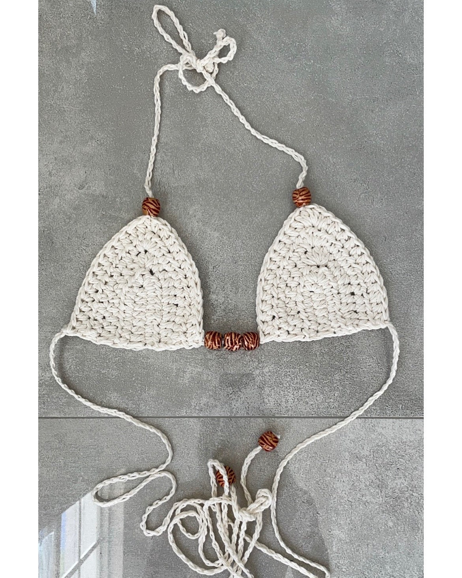 Boho Infinity String Wrap Around Bikini Top - Etsy