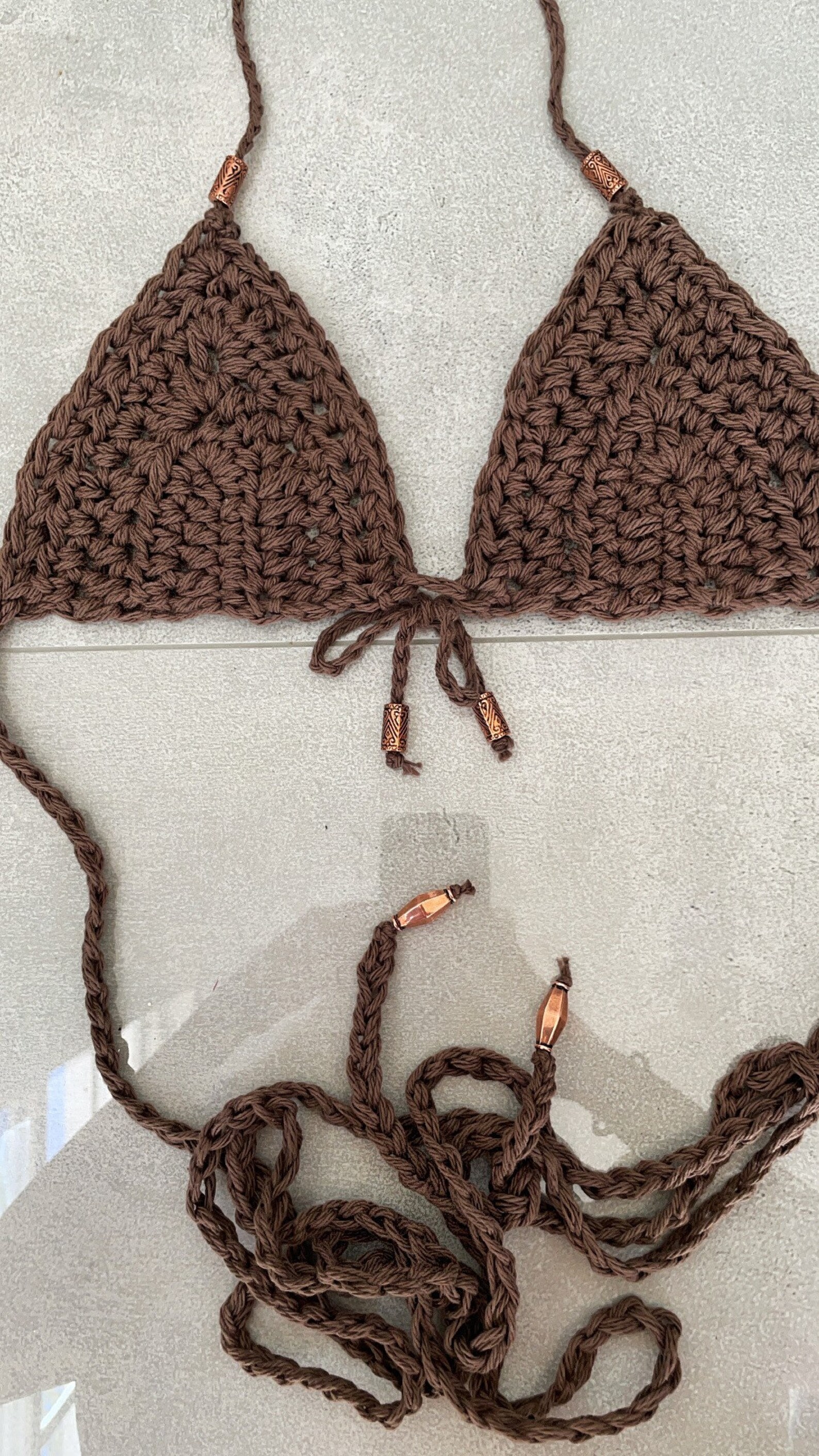 Boho Infinity String Wrap Around Bikini Top - Etsy