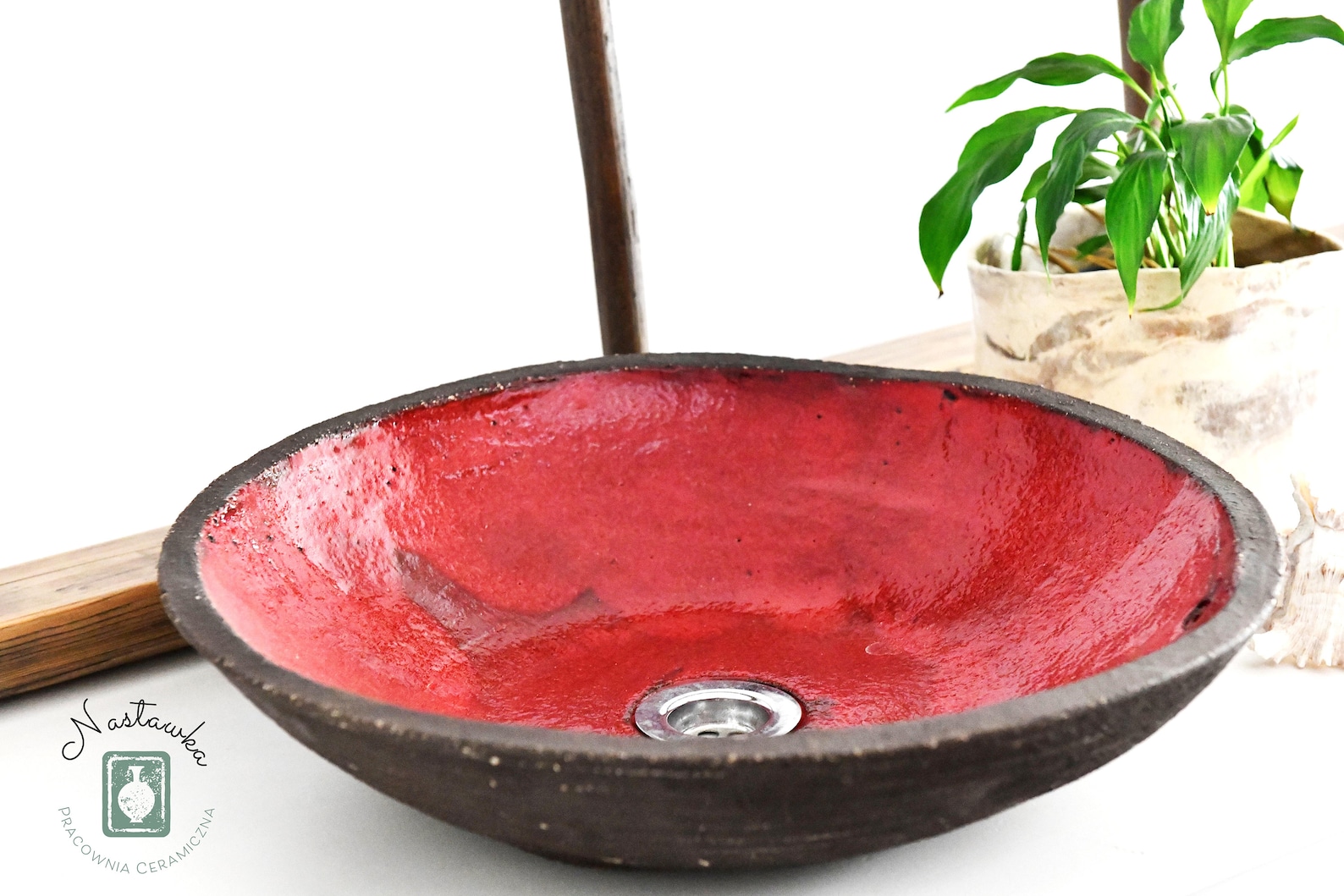 Rosa Vessel Sink Warm Harmony of Browns and Reds in Your Bathroom ...