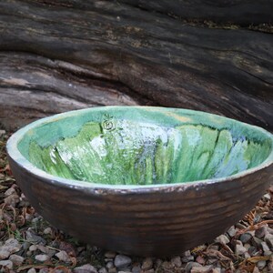 Handcrafted Ceramic Emerald Green Basin - Artisanal Bathroom Sink ...