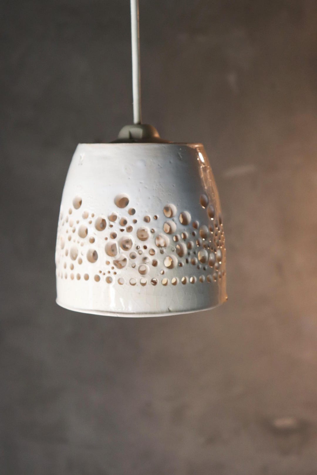 Handcrafted Ceramic Planetarium Lamp – Unique Cosmic-themed Lighting ...