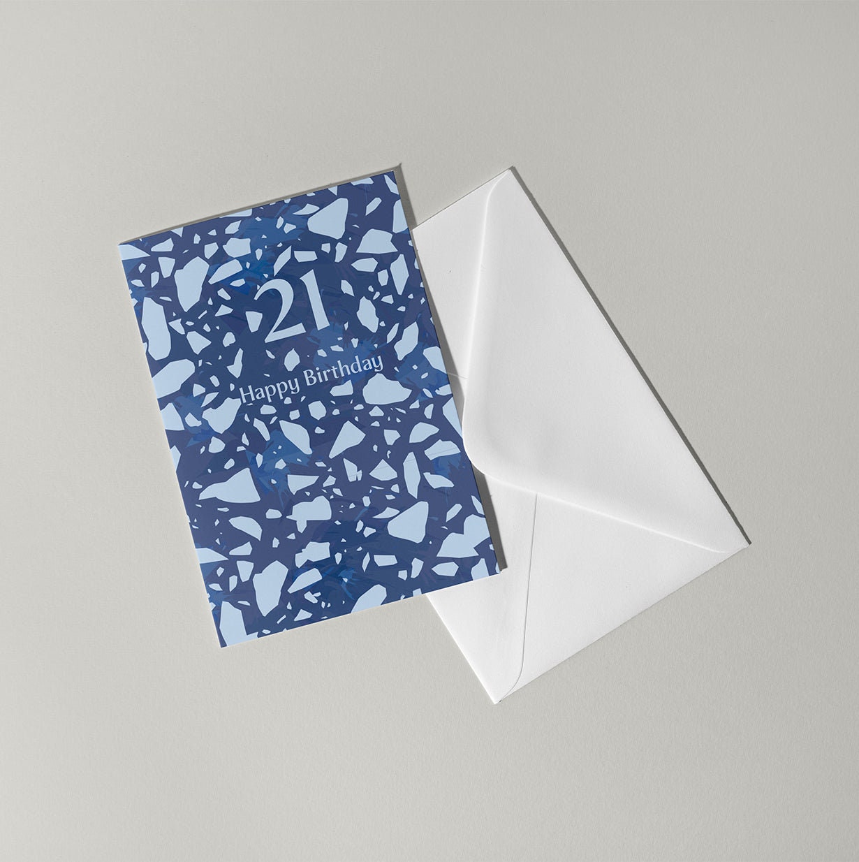 21 Terrazzo Birthday Card Twenty First Birthday Card - Etsy