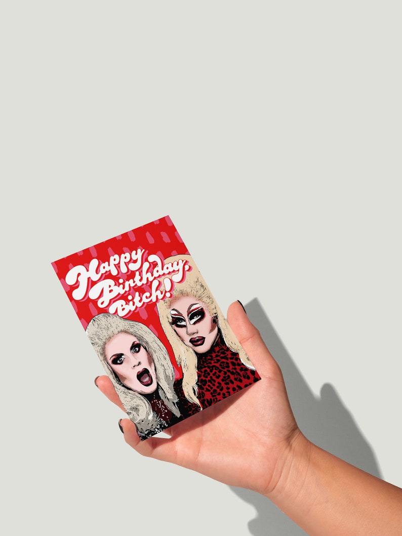 Drag Queen Trixie Mattel Katya Zamo Birthday Card L | Rupauls Drag Race | 30th Birthday ...