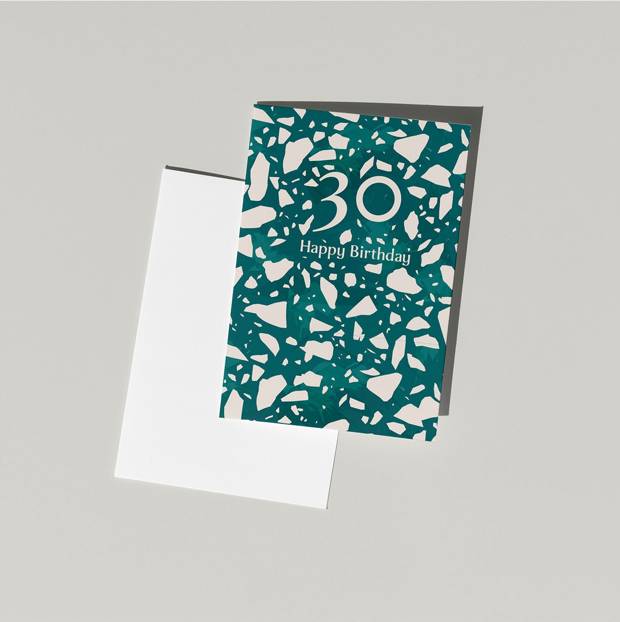 30 Terrazzo Birthday Card Thirtieth Milestone Age - Etsy