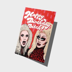 Drag Queen Trixie Mattel Katya Zamo Birthday Card L | Rupauls Drag Race | 30th Birthday ...