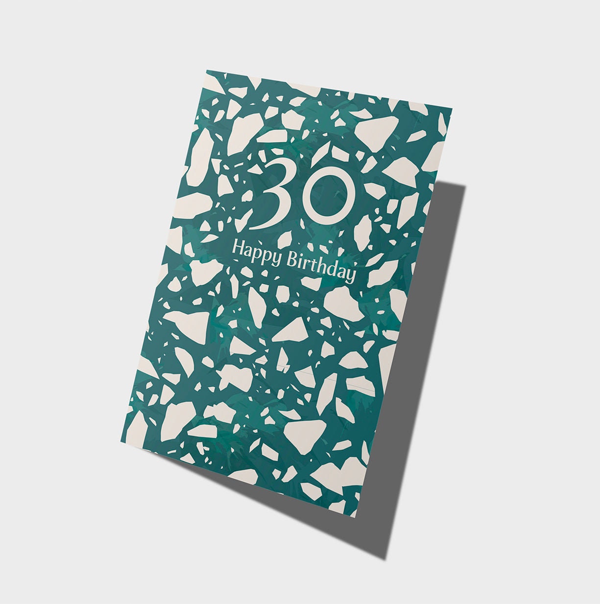 30 Terrazzo Birthday Card Thirtieth Birthday Card - Etsy