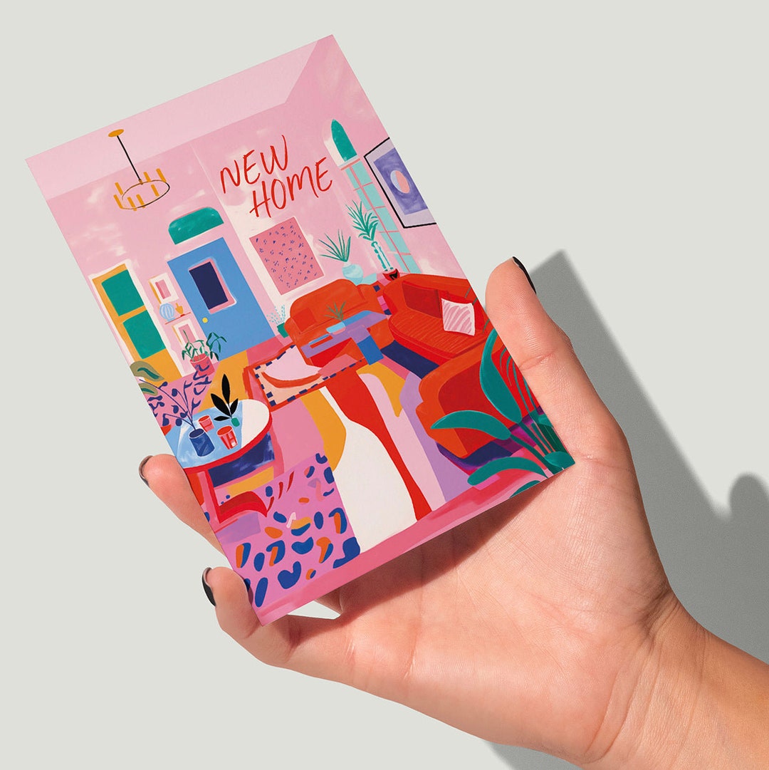 New Home Card New House Card New Apartment Card Card for Moving House ...