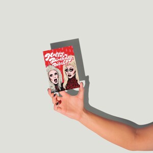 Drag Queen Trixie Mattel Katya Zamo Birthday Card L | Rupauls Drag Race | 30th Birthday ...