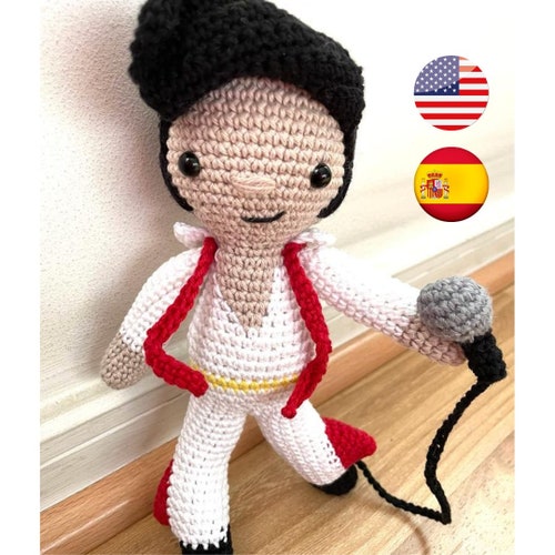 Elvis Presley Crochet Pattern Amigurumi Pattern PDF English - Etsy